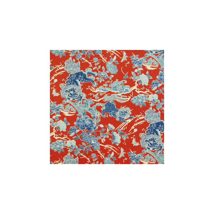 Brunschwig & Fils Shishi Poppy Fabric | OnlineFabricStore