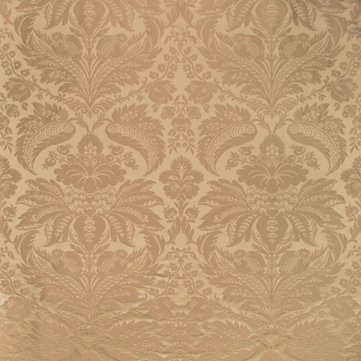 Brunschwig & Fils Damask Pierre Allspice Fabric | OnlineFabricStore