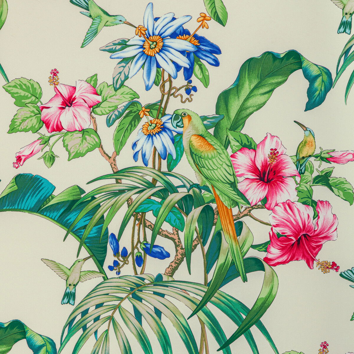 Brunschwig & Fils Anima Print Ivory Fabric | OnlineFabricStore