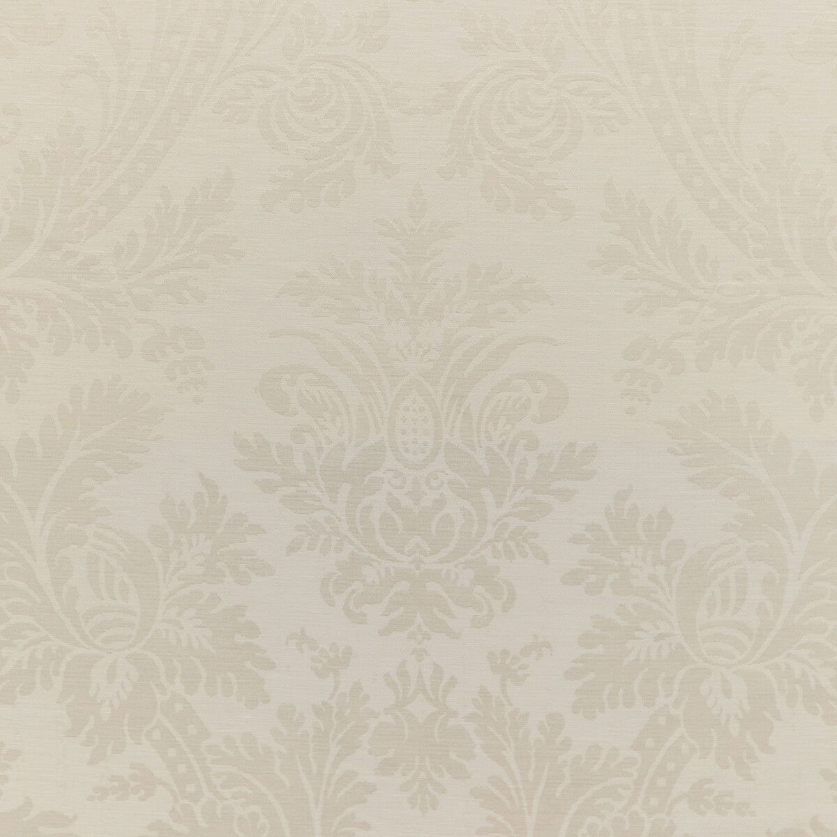 Brunschwig & Fils Arnaud Damask Ivory Fabric | OnlineFabricStore