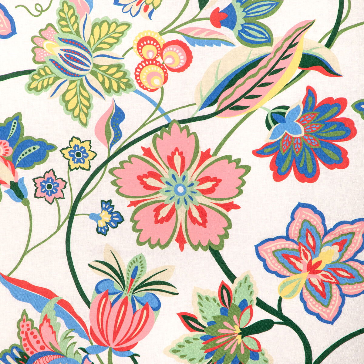 Brunschwig & Fils Botanique Print Multi Fabric | OnlineFabricStore