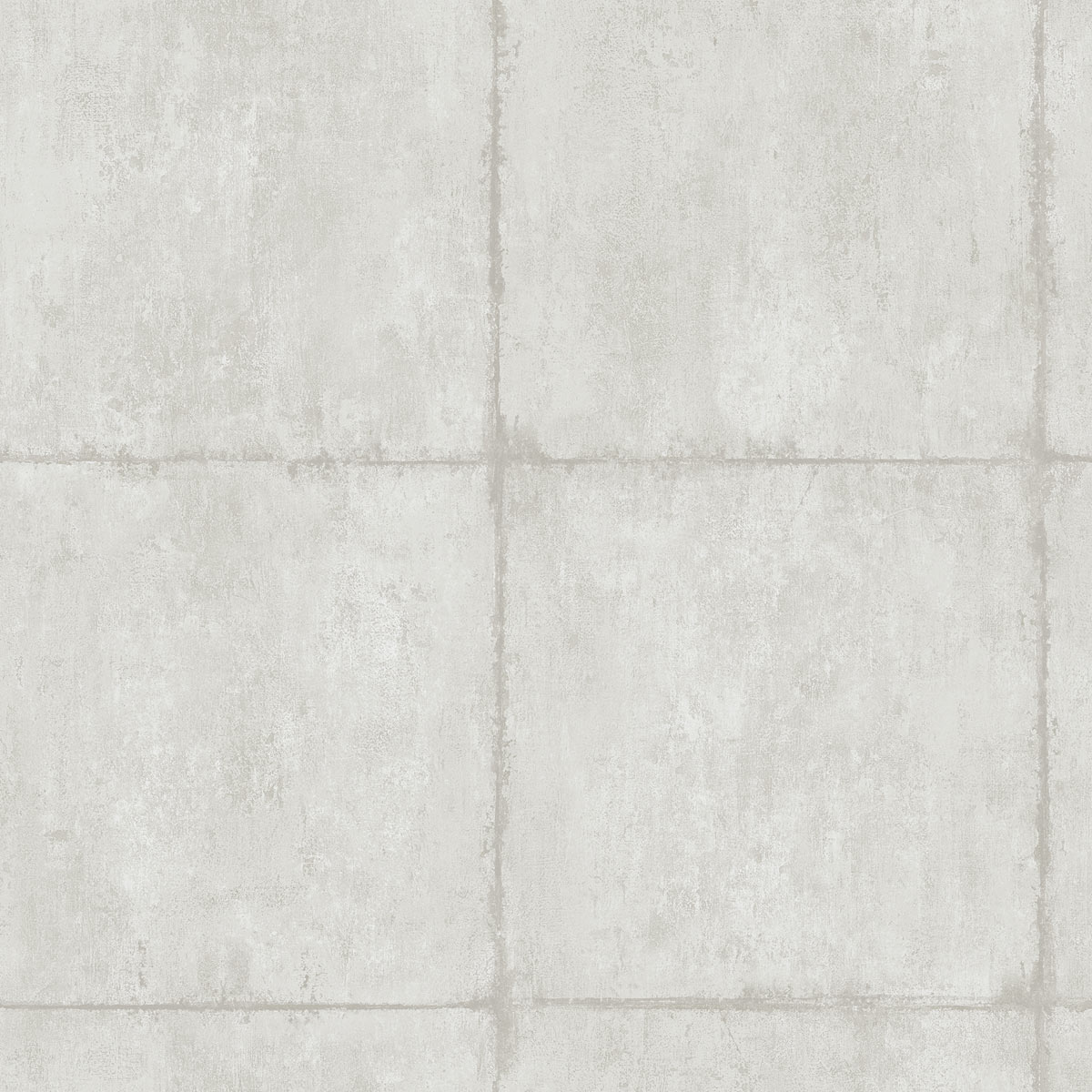 Seabrook Designs Great Wall Blocks Metallic Silver & Off-White ...