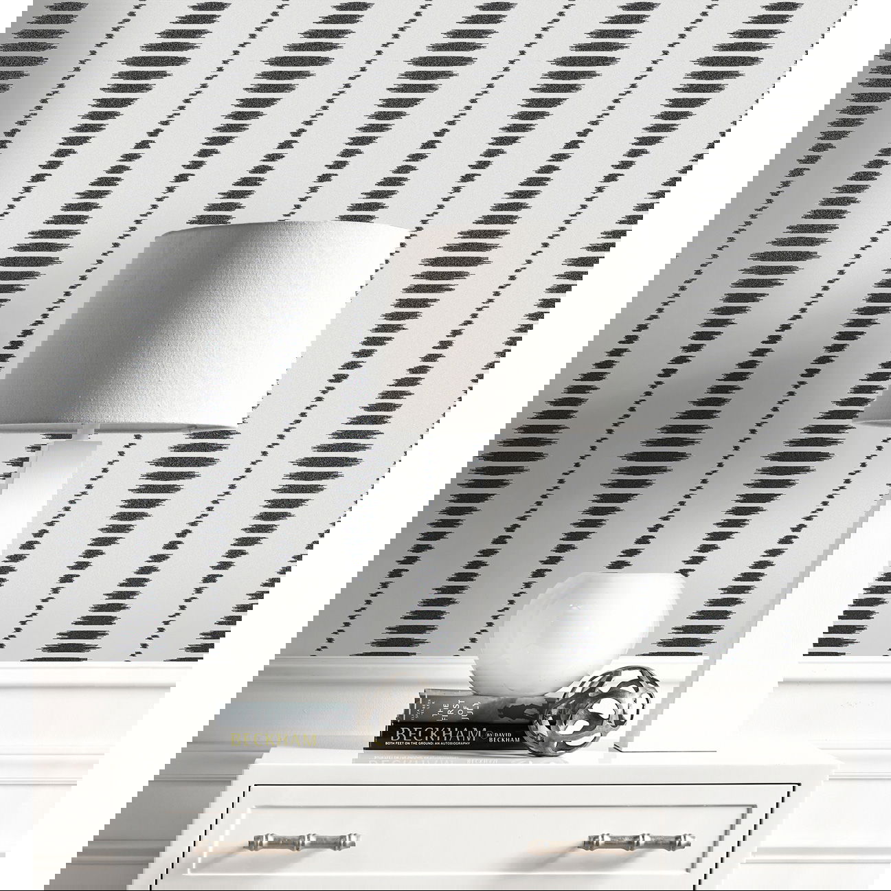 Seabrook Designs Diamond Stripe Nickel & Galaxy Wallpaper ...