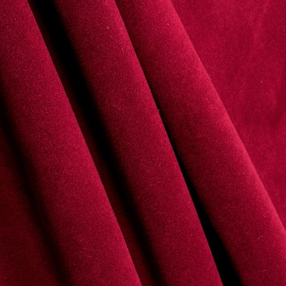 Morgan Fabrics Bella Velvet Merlot Fabric | OnlineFabricStore