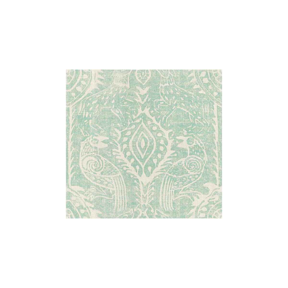 Lee Jofa Beasties Aqua Fabric | OnlineFabricStore