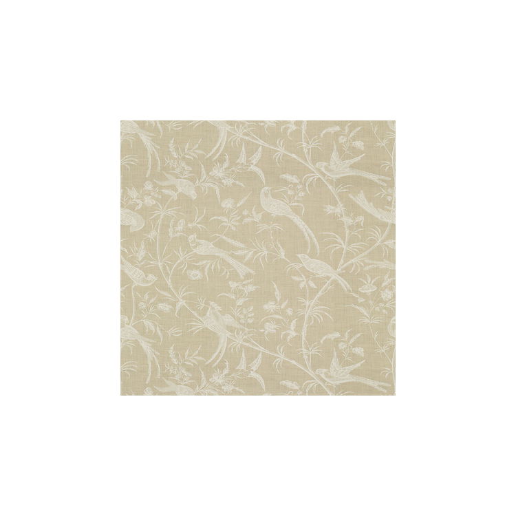 Brunschwig & Fils Bengali Linen Print White/Natural Fabric ...