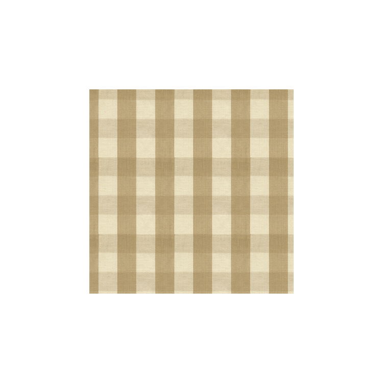 Brunschwig & Fils Carsten Check Tan Fabric | OnlineFabricStore