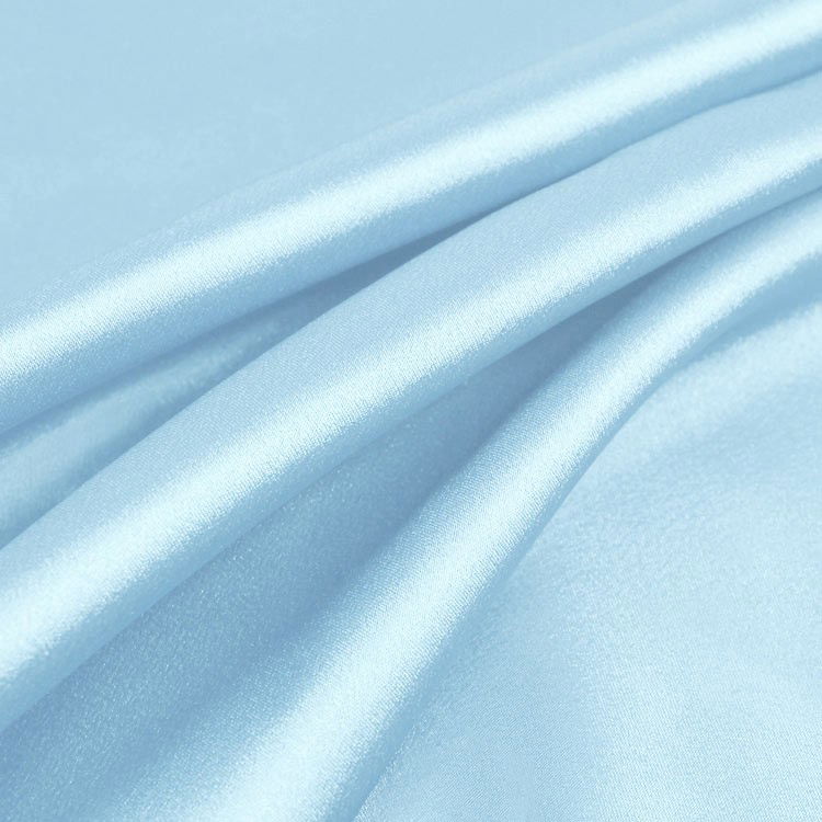 Baby Blue Charmeuse Fabric | OnlineFabricStore