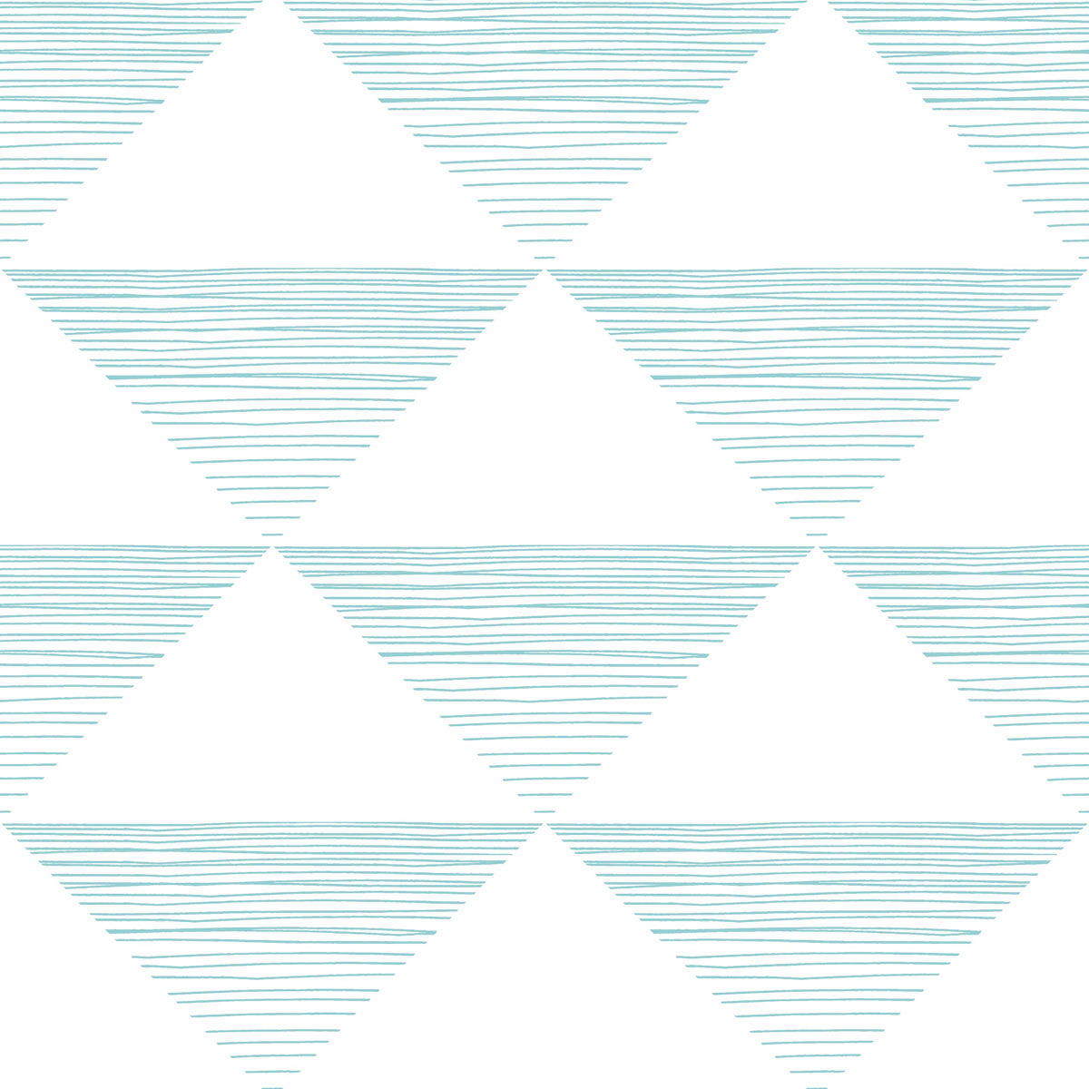 Seabrook Designs Geo Stripe Teal Wallpaper | OnlineFabricStore