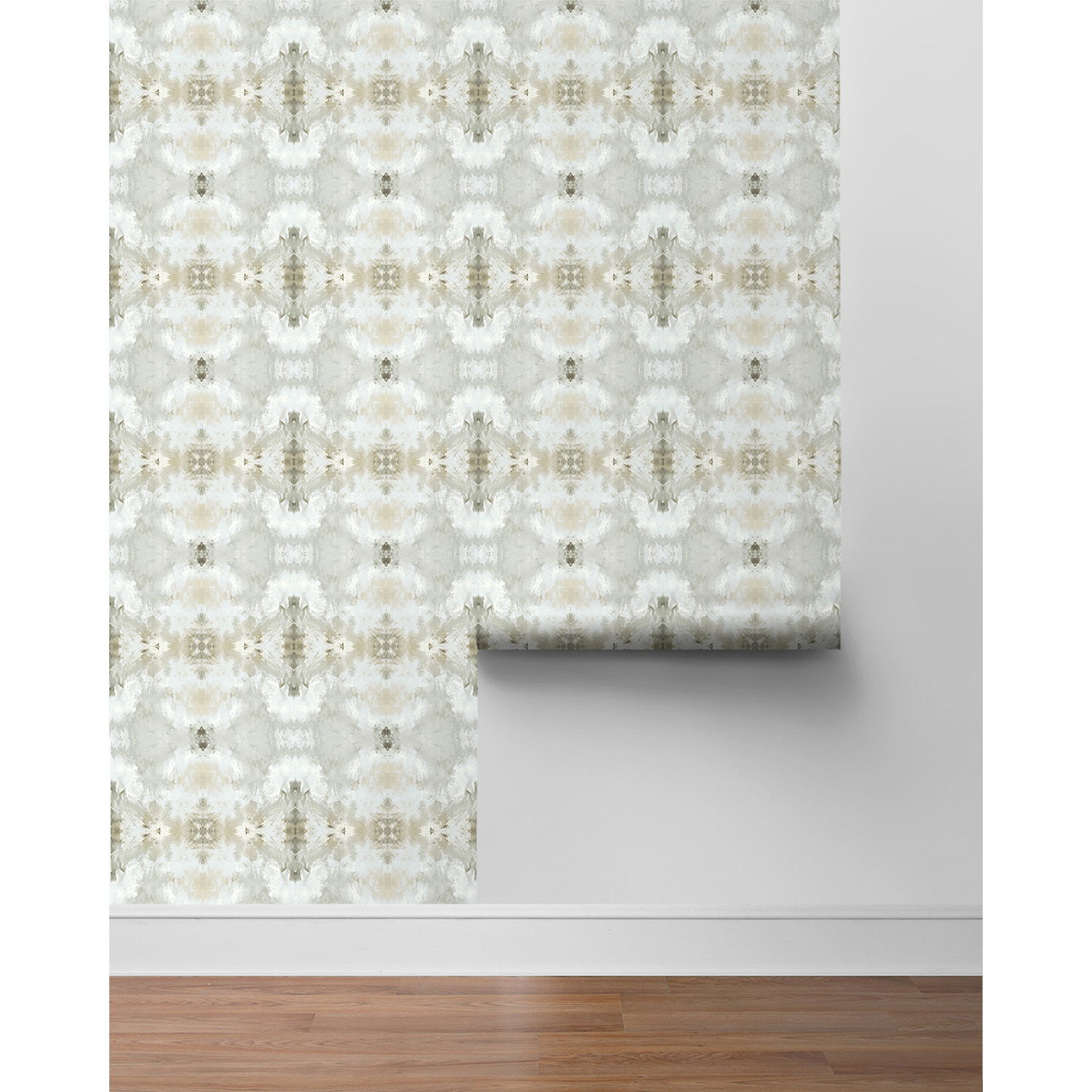 Daisy Bennett Kaleidoscope Grey Wallpaper | OnlineFabricStore