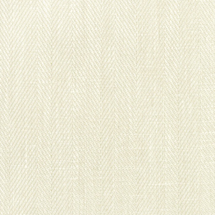 Ecru Belgian Linen Herringbone Fabric | OnlineFabricStore