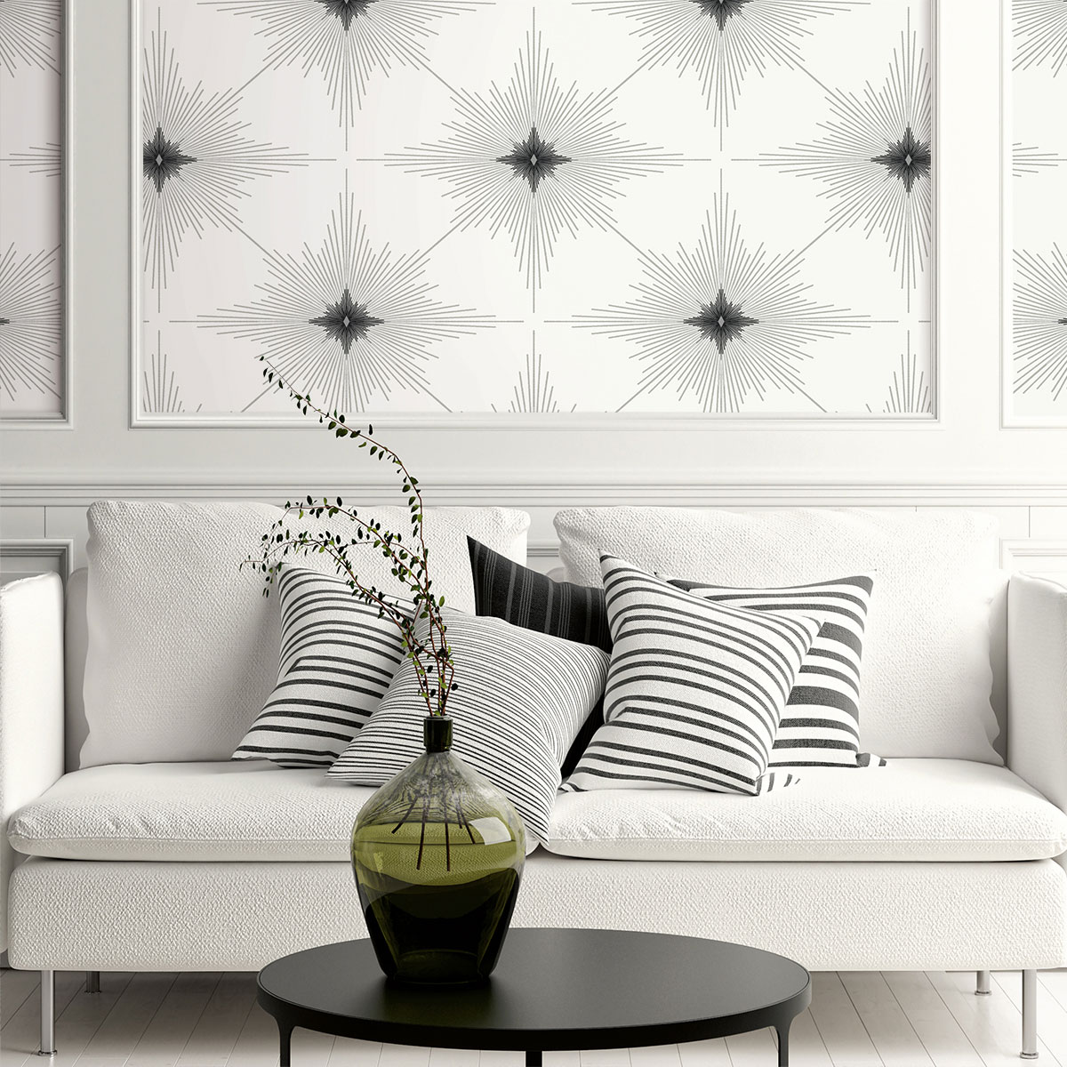 Seabrook Designs North Star Snowbound Wallpaper | OnlineFabricStore