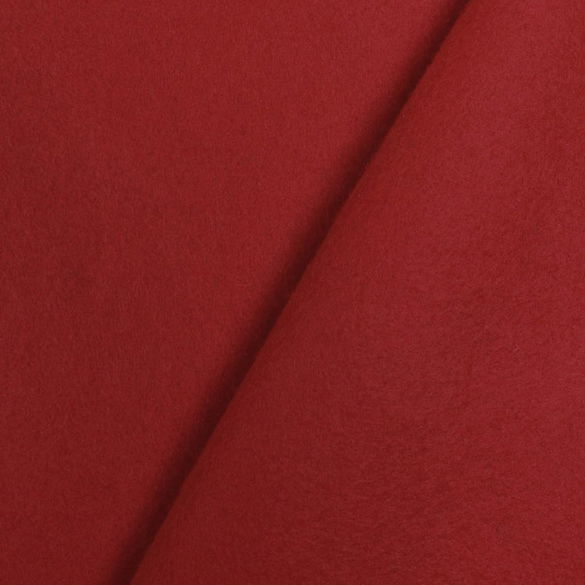 Rustic Crimson Wool Felt Fabric | OnlineFabricStore