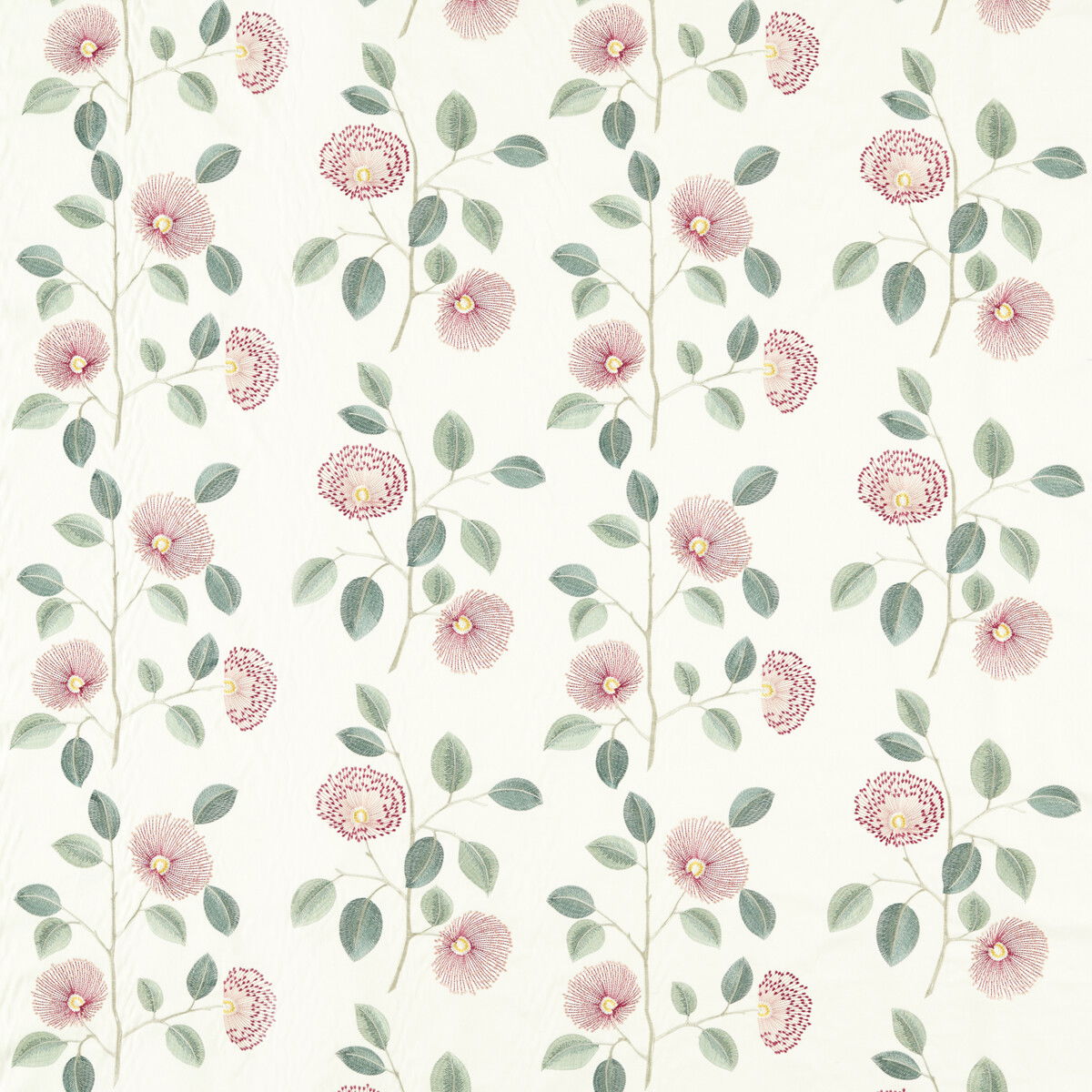 Clarke & Clarke Monique Blush/Raspberry Fabric | OnlineFabricStore
