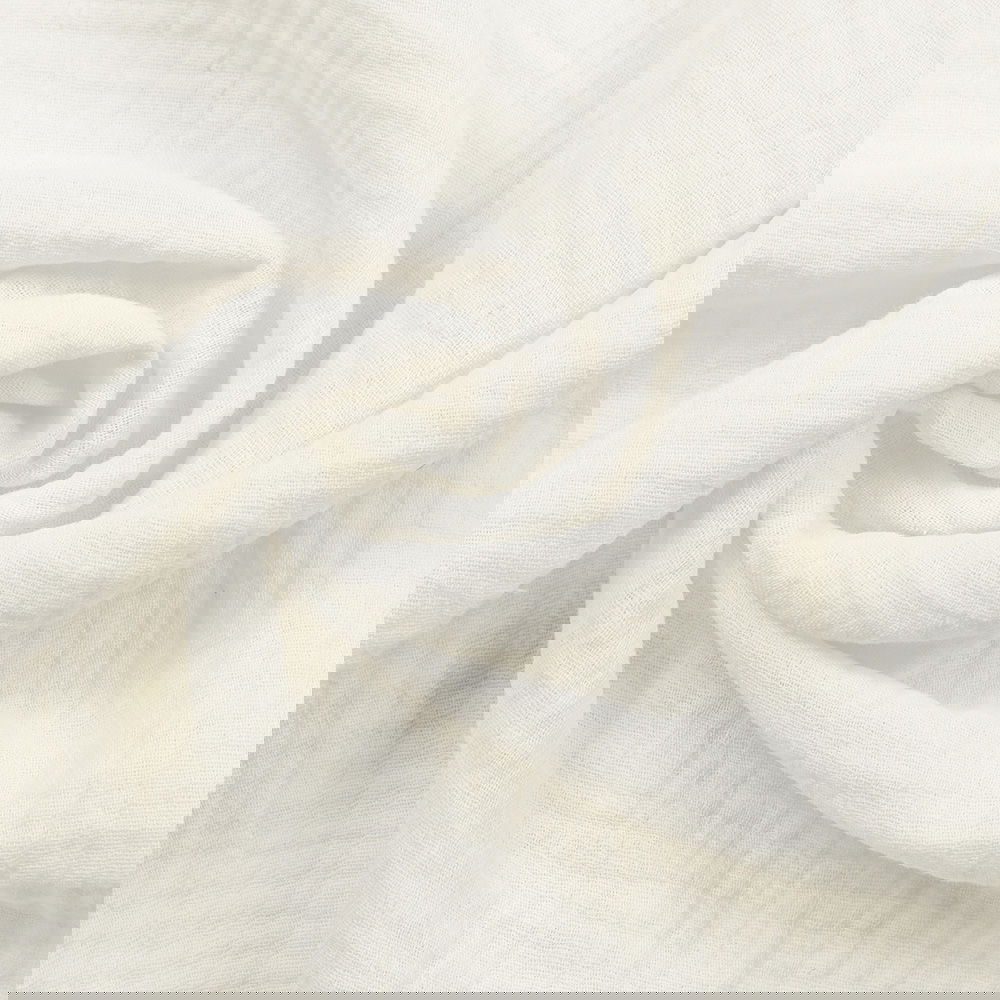 Ivory Double Cotton Gauze Fabric | OnlineFabricStore