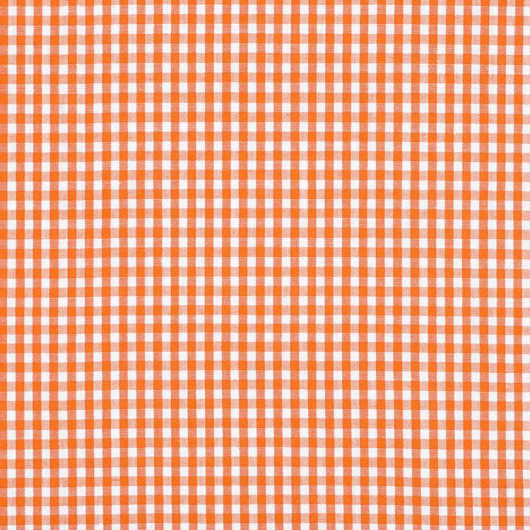 1/8" Orange Gingham Fabric | OnlineFabricStore