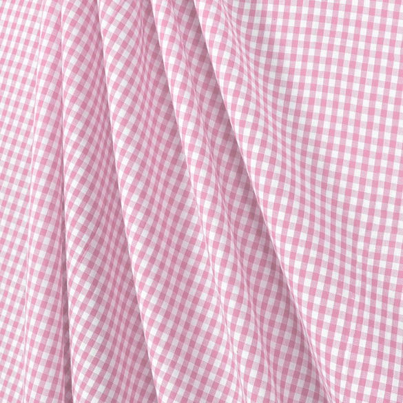 1/8" Pink Gingham Fabric | OnlineFabricStore