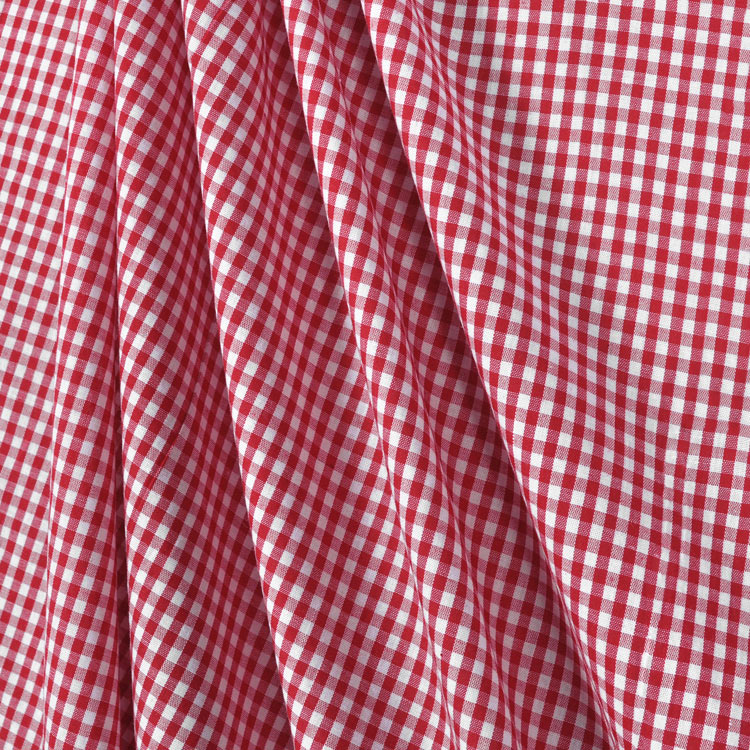1/8" Red Gingham Fabric | OnlineFabricStore