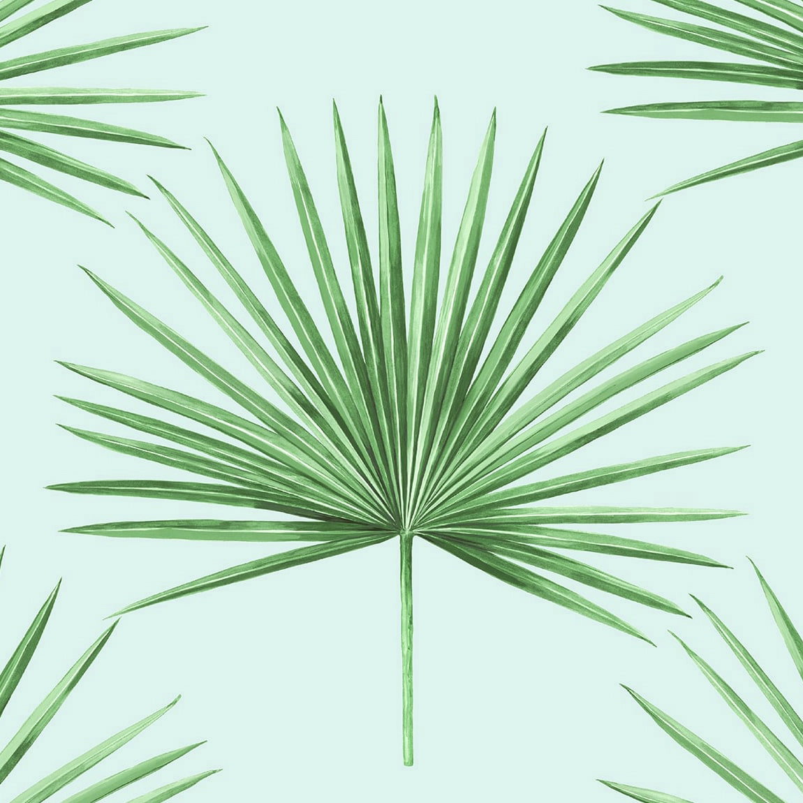 Harry & Grace Peel & Stick Pacific Palm Celeste & Jade Wallpaper ...