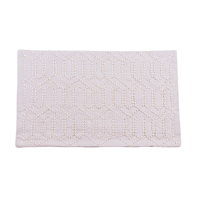 12" x 21" Jay Street Gantha Neutral Decorative Pillow Cover ...