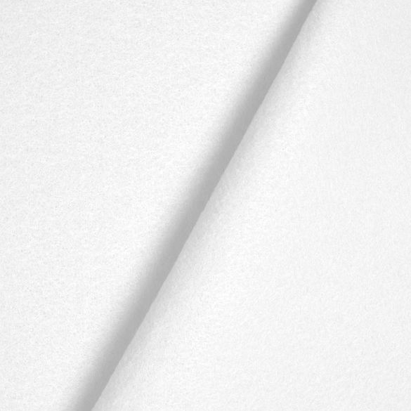 White Premium Felt Fabric | OnlineFabricStore