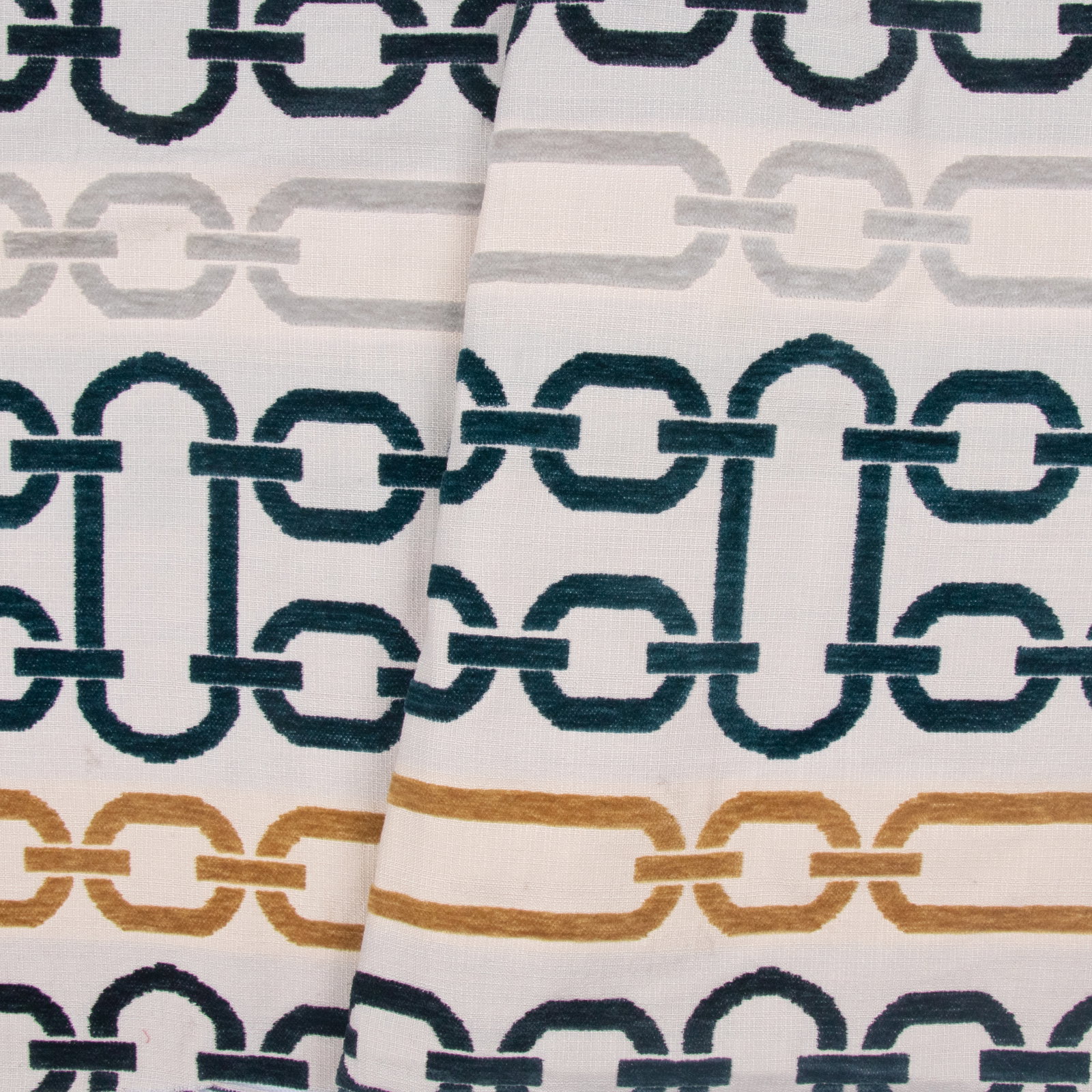 RK Classics Chainlink Stripe Zettie Fabric | OnlineFabricStore