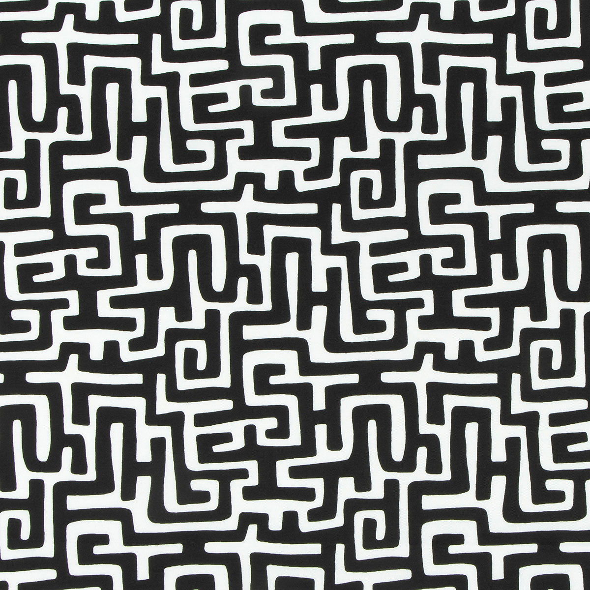 Premier Prints Outdoor Enid Matte Black Fabric | OnlineFabricStore