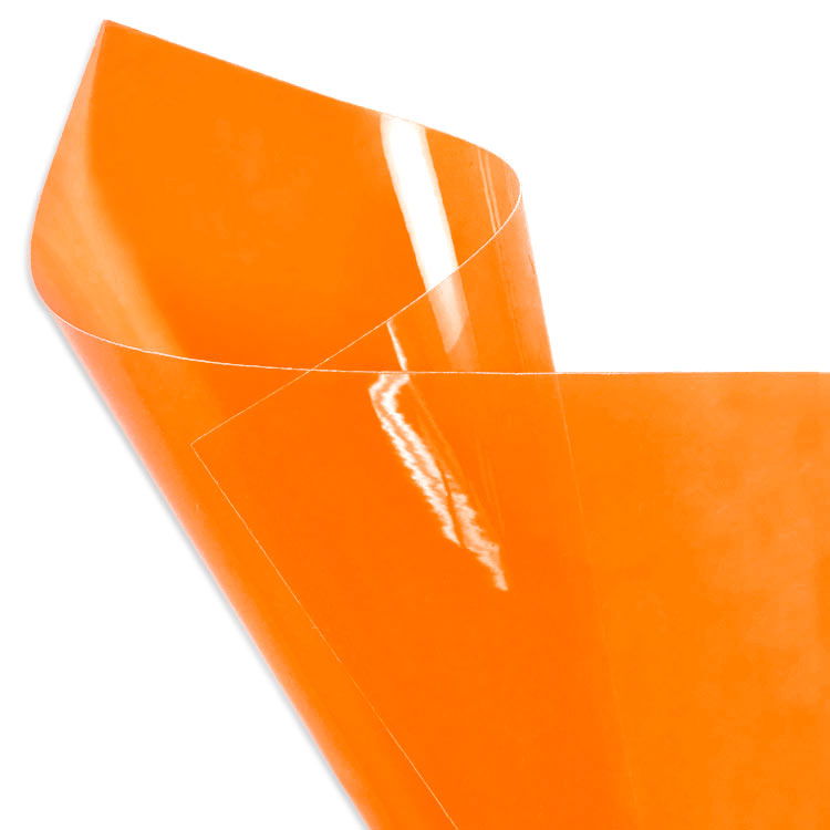 Orange Fluorescent Vinyl | OnlineFabricStore