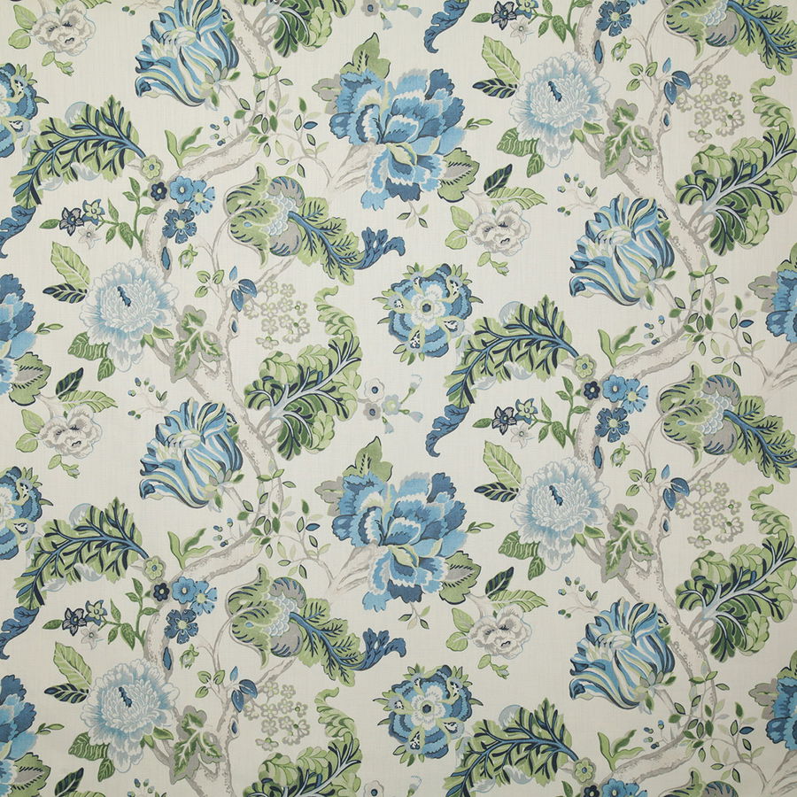 Pindler & Pindler Basille Cobalt Fabric | OnlineFabricStore