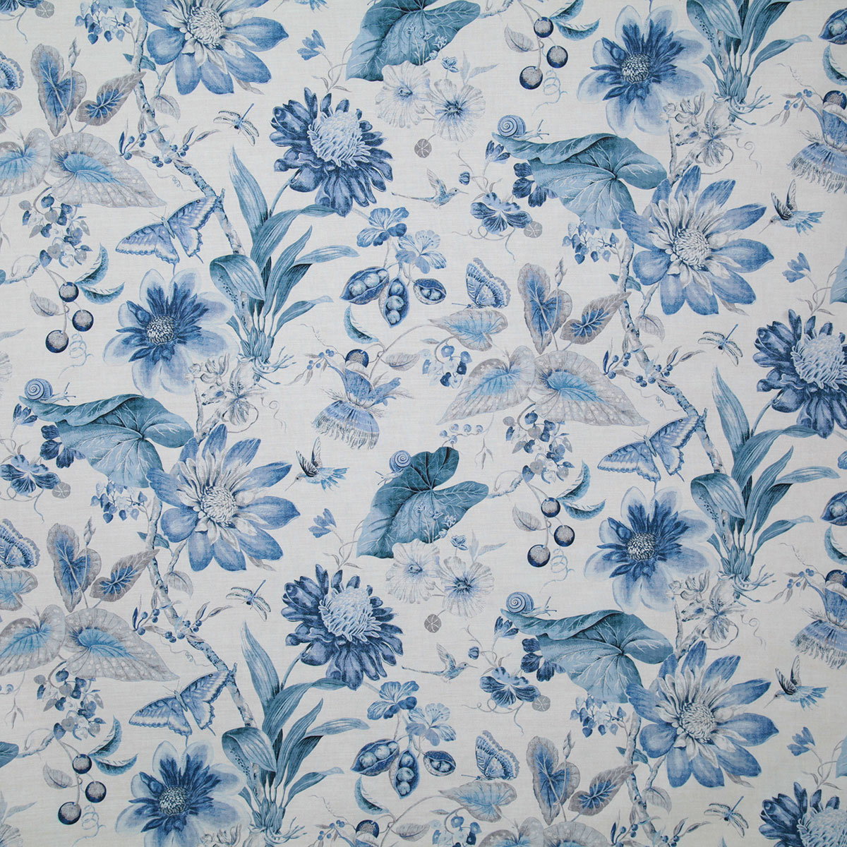 Pindler & Pindler Jardin Porcelain Fabric | OnlineFabricStore