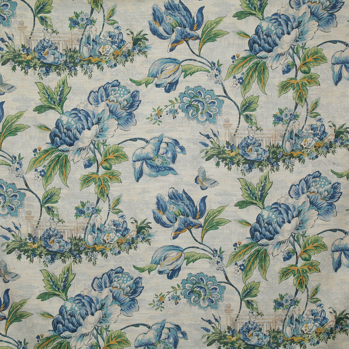 Pindler & Pindler Godfrey Porcelain Fabric | OnlineFabricStore