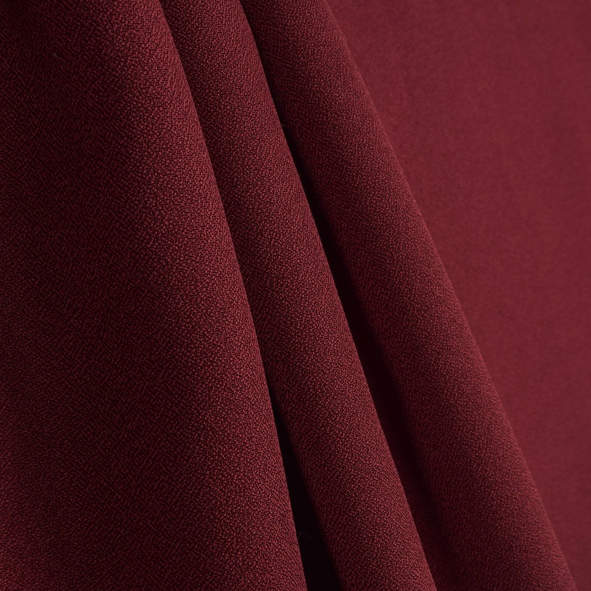 Burgundy Polyester Crepe Fabric | OnlineFabricStore