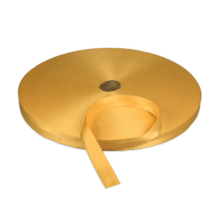 1" Yellow Nylon Webbing | OnlineFabricStore