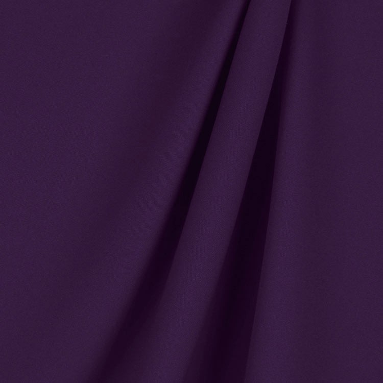 Plum Poly Poplin Fabric | OnlineFabricStore