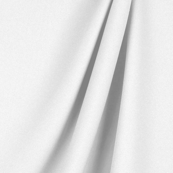 120" White Poly Poplin Fabric | OnlineFabricStore