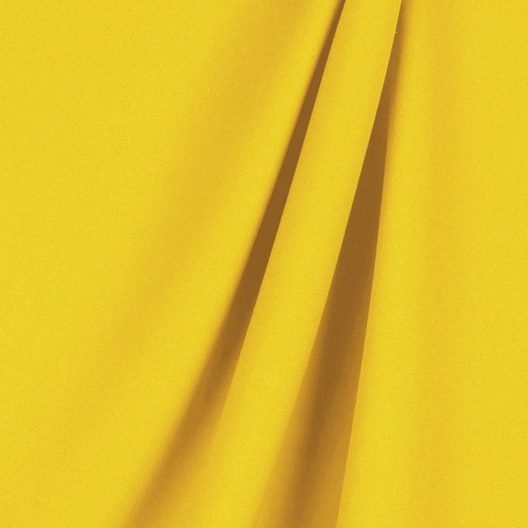 Yellow Poly Poplin Fabric | OnlineFabricStore