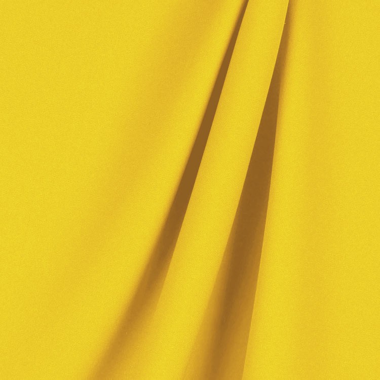 Yellow Poly Poplin Fabric | OnlineFabricStore