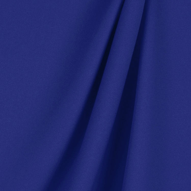 Royal Blue Poly Poplin Fabric | OnlineFabricStore