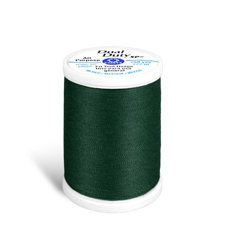 Coats & Clark Dual Duty XP Thread - Forest Green, 250 Yards ...