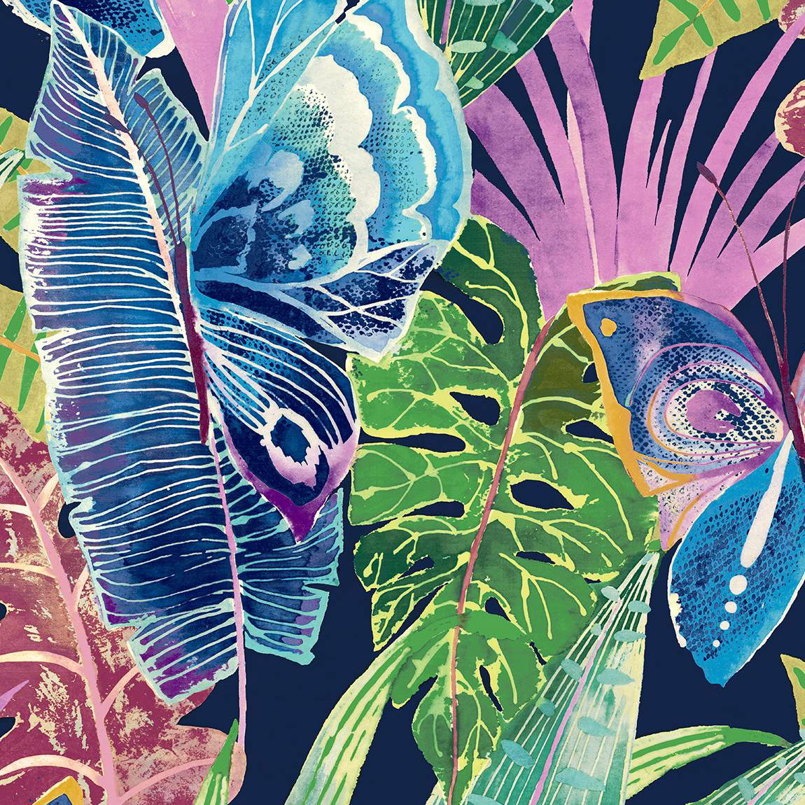 Stacy Garcia Home Peel & Stick Mariposa Azurite Wallpaper ...