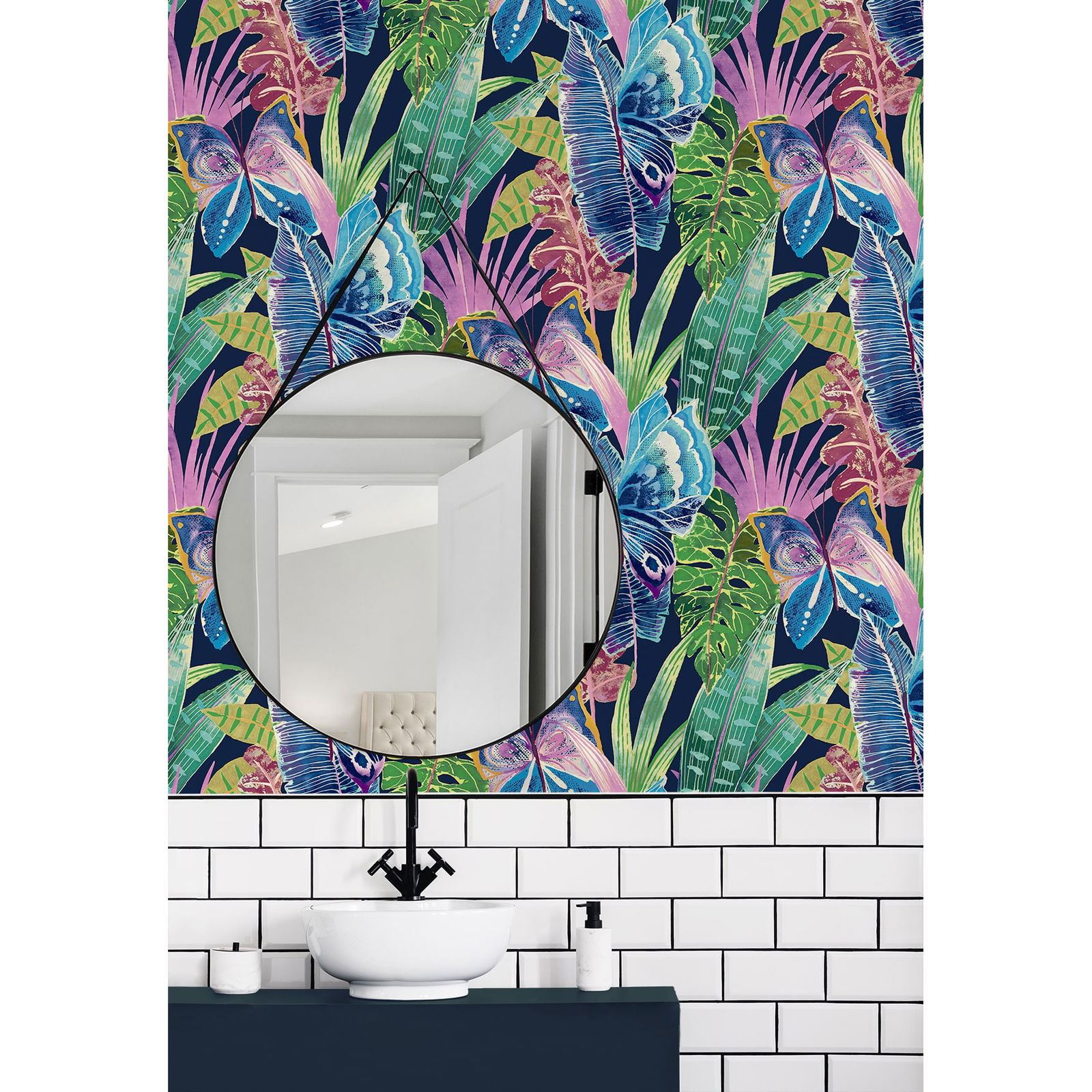 Stacy Garcia Home Peel & Stick Mariposa Azurite Wallpaper ...