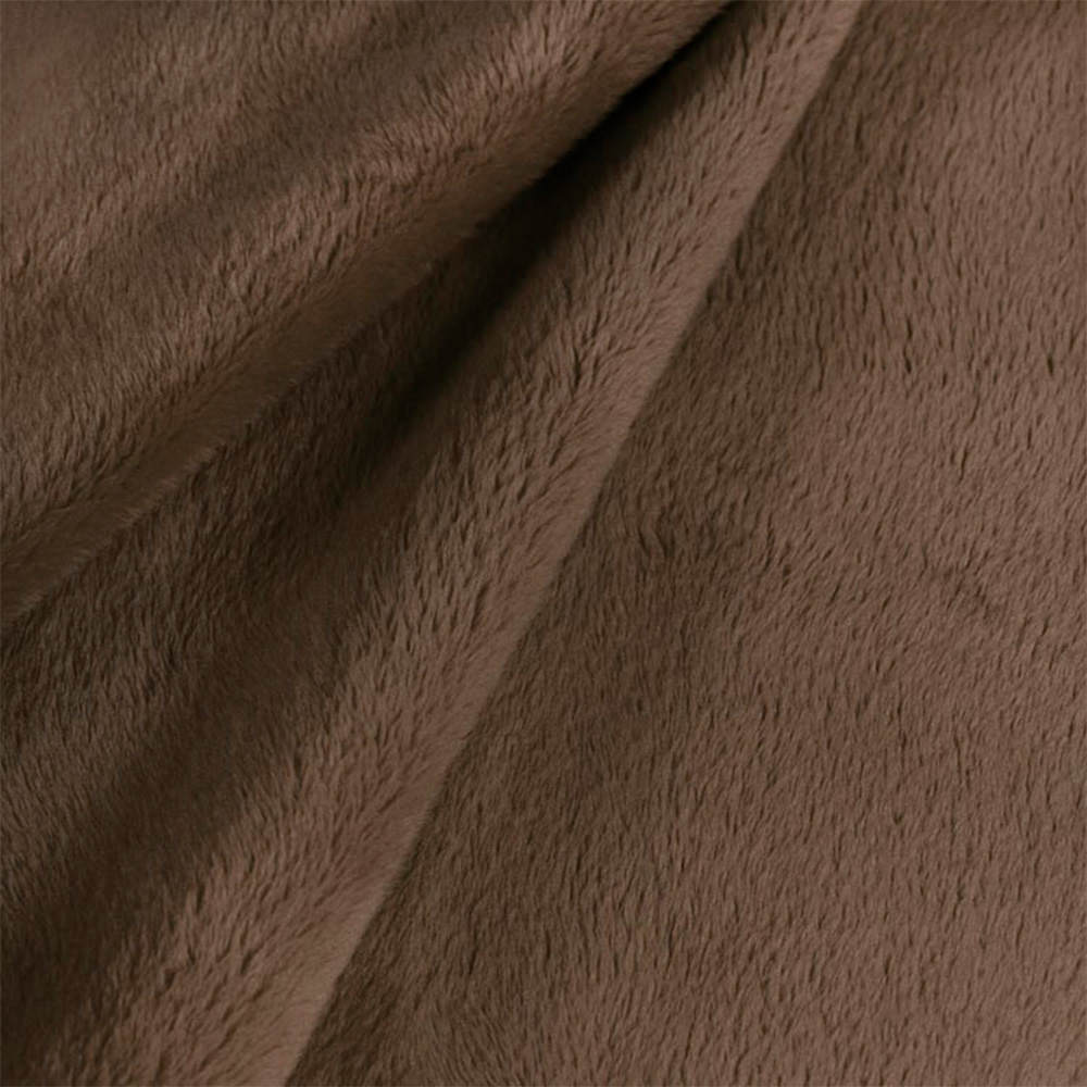 Brown Minky Fabric | OnlineFabricStore