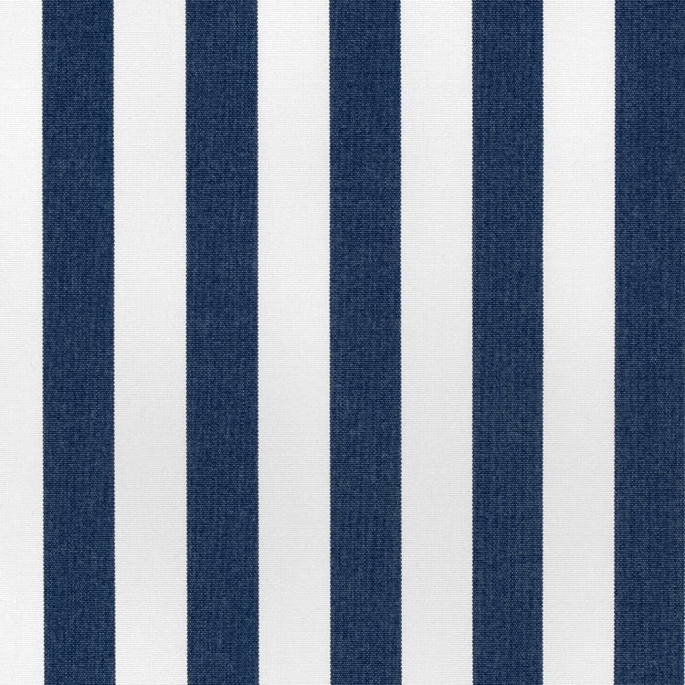 Suntex Sun Duck 2" Navy Blue Stripe Fabric | OnlineFabricStore