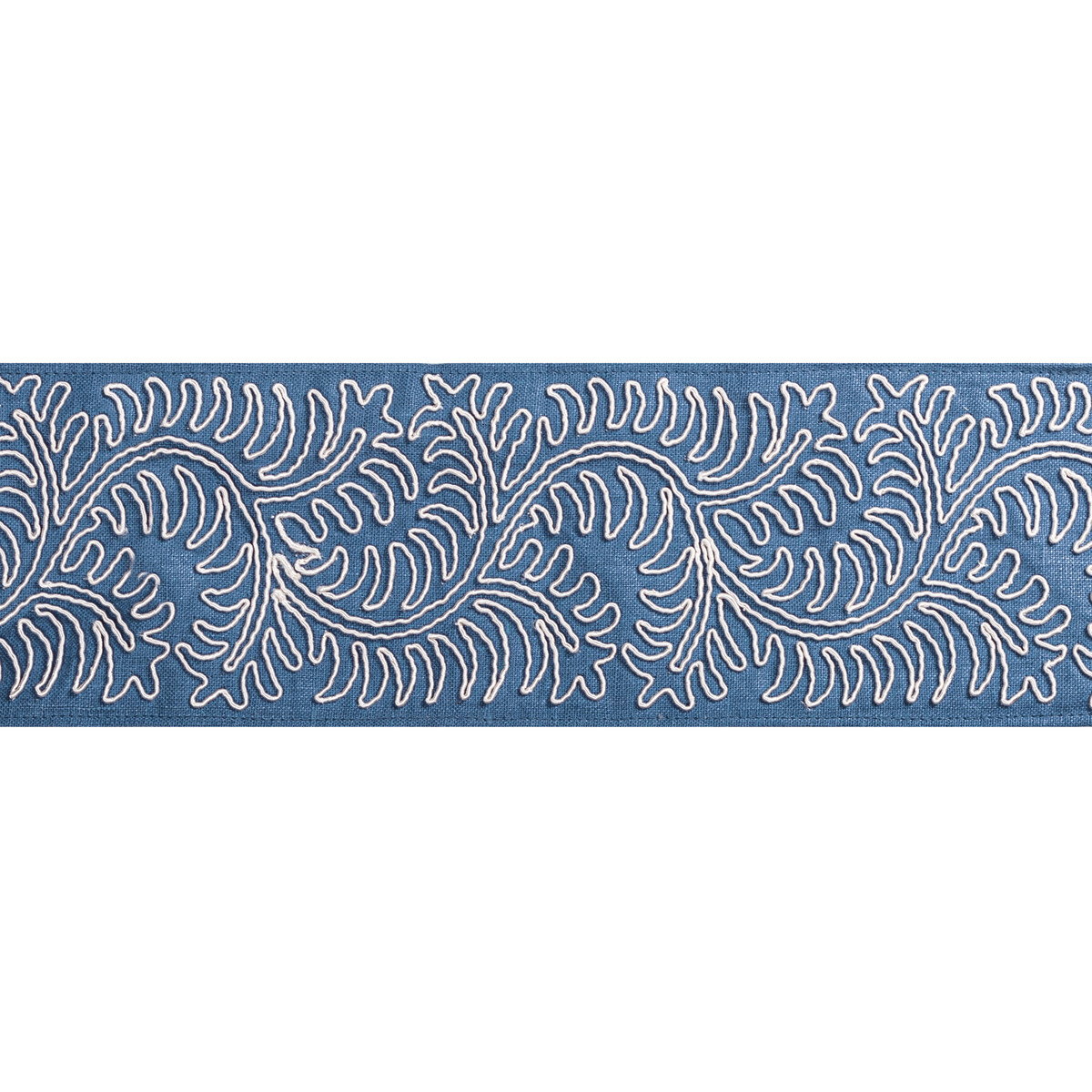 Brunschwig & Fils Sirine Tape Blue Tapes Trim | OnlineFabricStore