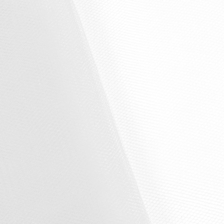 6" White Tulle - 25 Yards | OnlineFabricStore